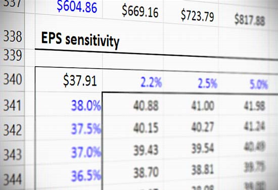 Sensitivity Analysis What If Excel Tutorial Lesson