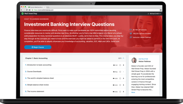 Investment Banking Interview Guide [The Red Book]