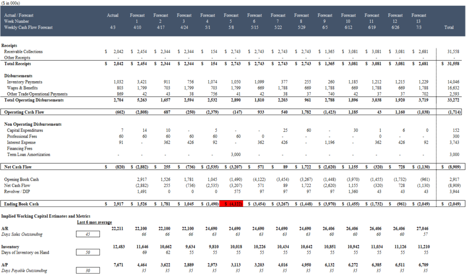 Cash Flow Model