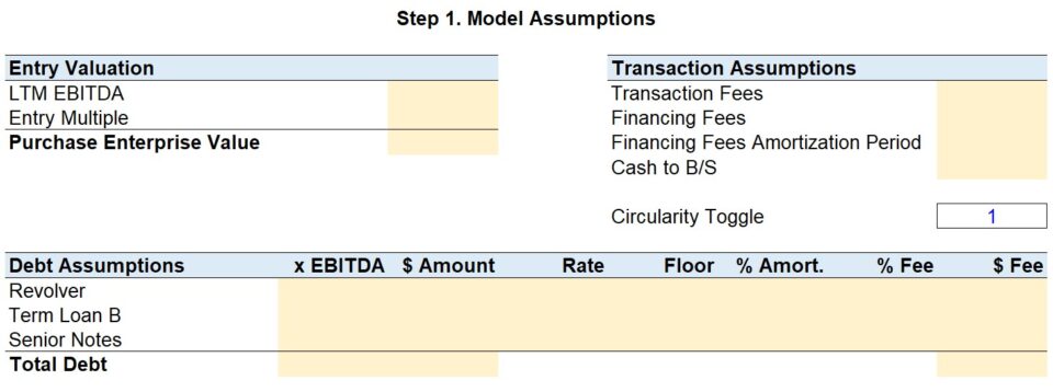 Basic LBO Model Test | 1-Hour Tutorial