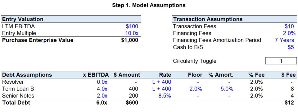 Basic LBO Model Test | 1-Hour Tutorial