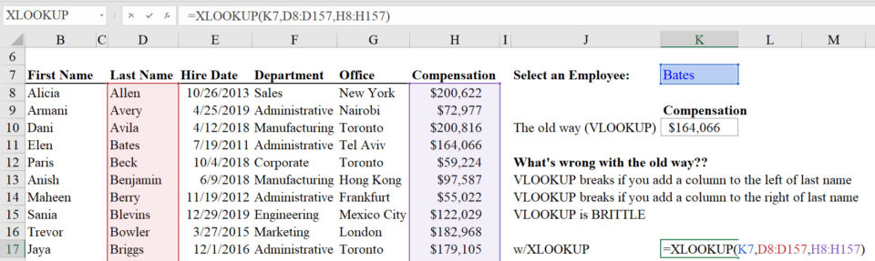 XLOOKUP Function in Excel | Formula + Calculator