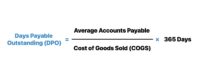 Days Payable Outstanding (DPO) | Formula + Calculator