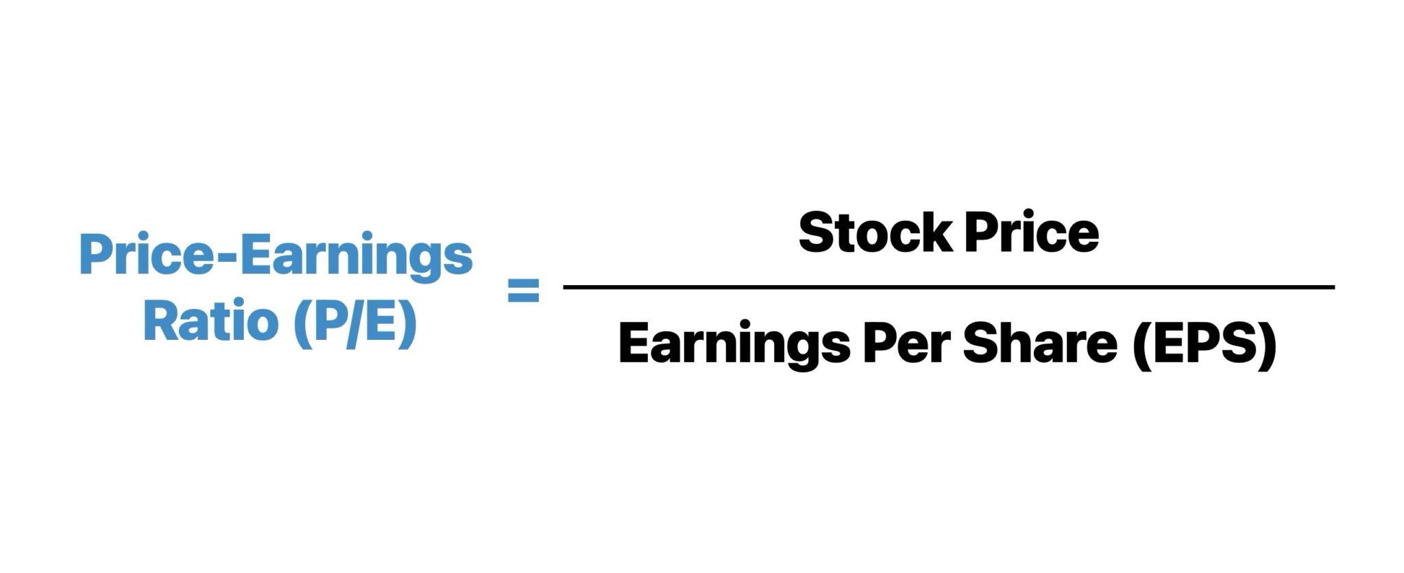 P/E Ratio (Price-Earnings) | Formula + Calculator