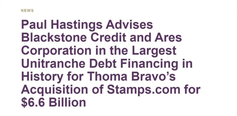 Unitranche Debt | Hybrid Loan Structure + Example