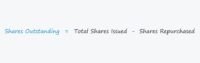 Shares Outstanding | Formula + Calculator