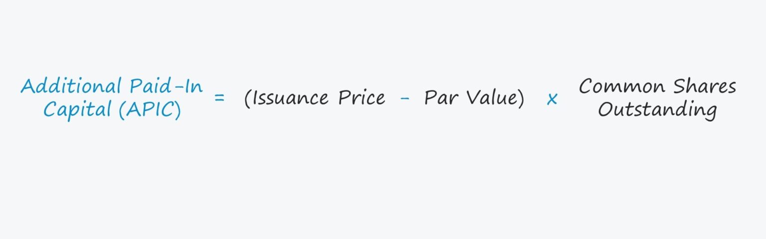 Additional Paid-In Capital (APIC) | Formula + Calculation