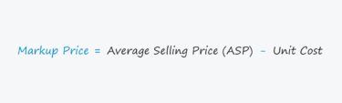 Markup Price | Formula + Calculator