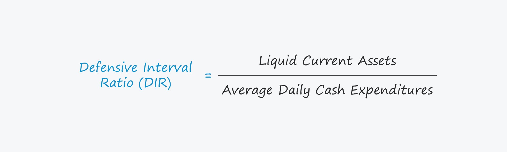 Defensive Interval Ratio (DIR) | Formula + Calculator