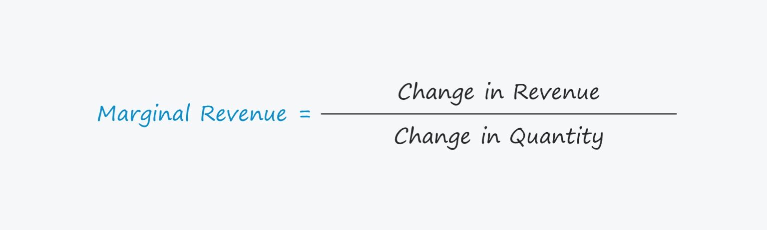 Marginal Revenue (MR) | Formula + Calculator