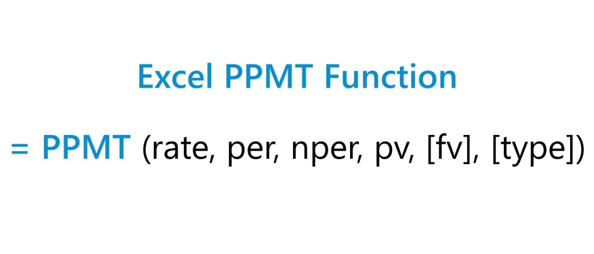 PPMT Function in Excel | Formula + Calculator