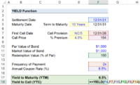 YIELD Function in Excel | Formula + Calculator
