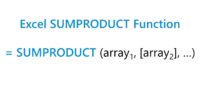 SUMPRODUCT Function in Excel | Formula + Calculator