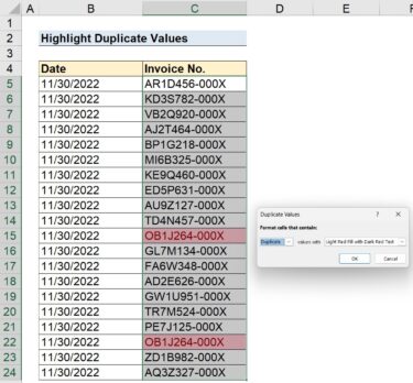 Highlight Duplicate Values in Excel | Shortcut + Examples