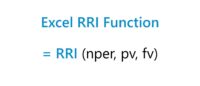 RRI Function in Excel | Formula + Calculator