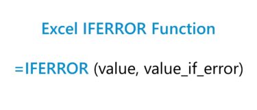 IFERROR Function in Excel | Formula + Calculator