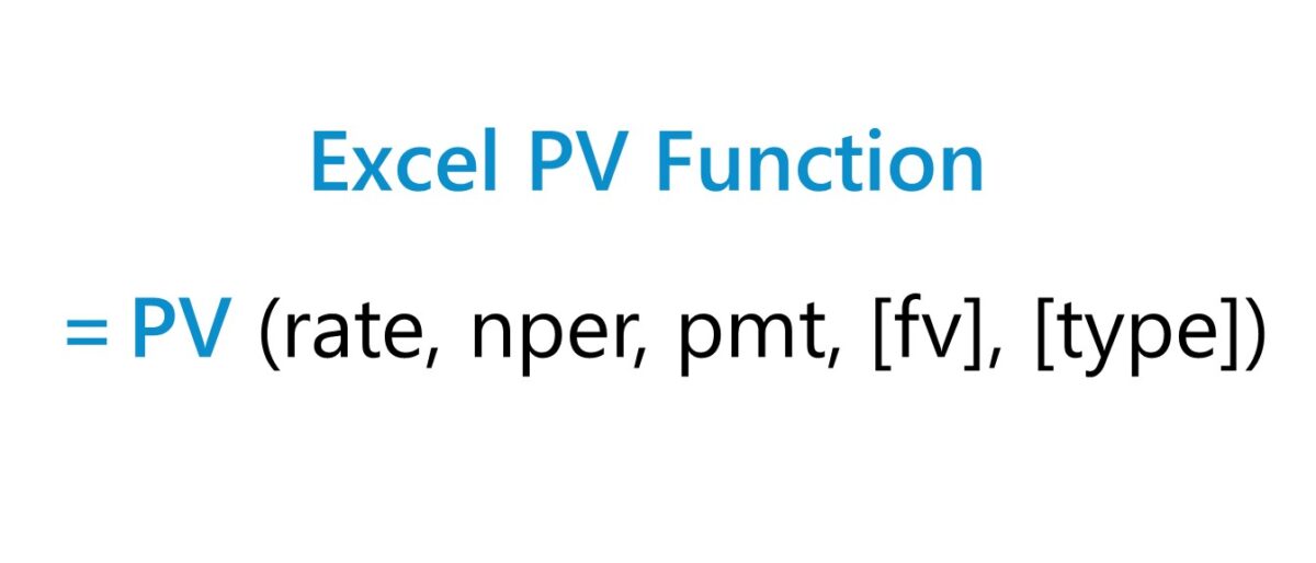 PV Function in Excel | Formula + Calculator