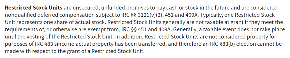 Restricted Stock Units (RSUs) | Definition + Examples