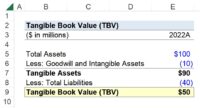 Tangible Book Value (TBV) | Formula + Calculator