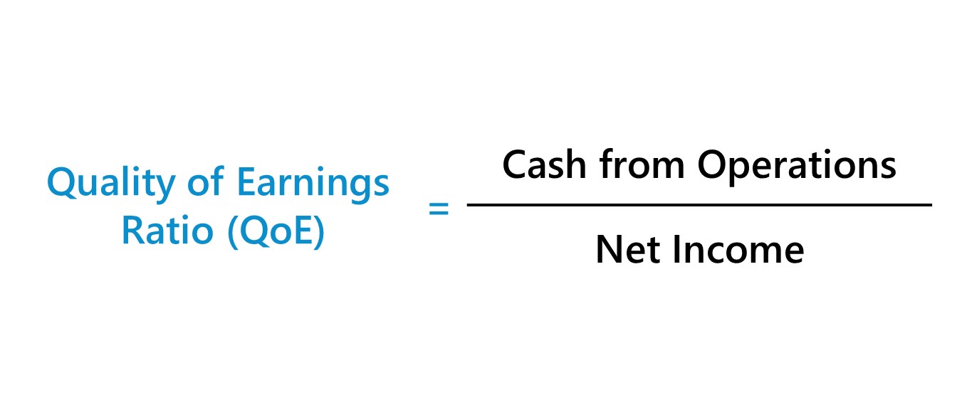 Quality of Earnings Ratio (QoE) | Formula + Calculator