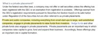 Private Placement | Definition + Transaction Examples