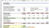 Levered IRR | Formula + Calculator