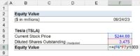 Equity Value | Formula + Calculator