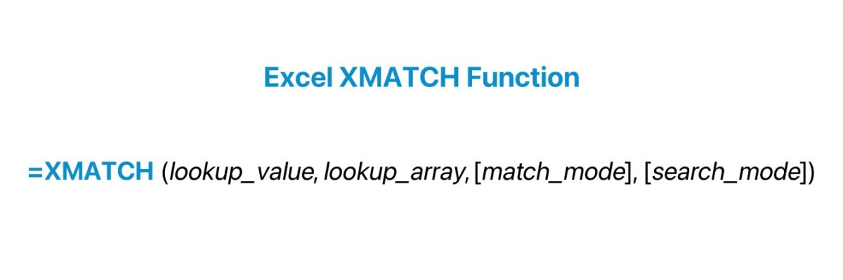 XMATCH Function in Excel | Formula + Calculator