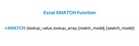XMATCH Function in Excel | Formula + Calculator