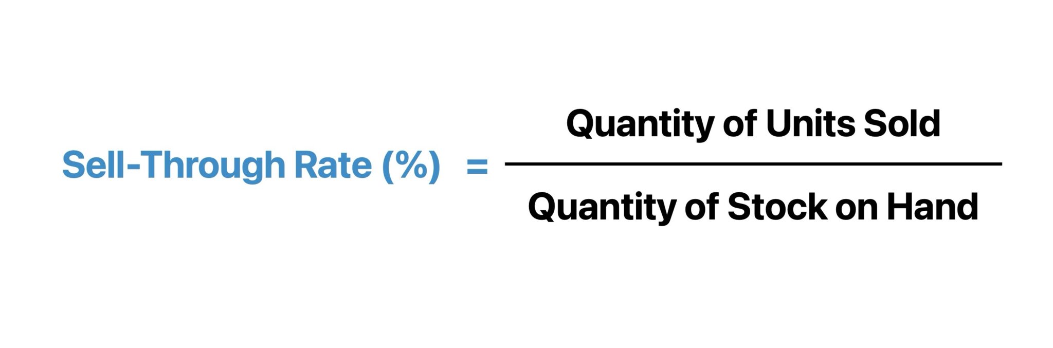 Sell-Through Rate | Formula + Calculator
