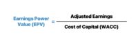 Earnings Power Value (EPV) | Formula + Calculator