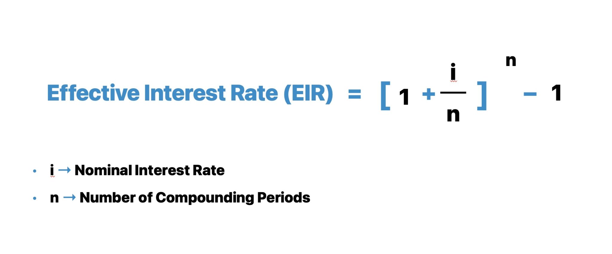 Effective Interest Rate | Formula + Calculator