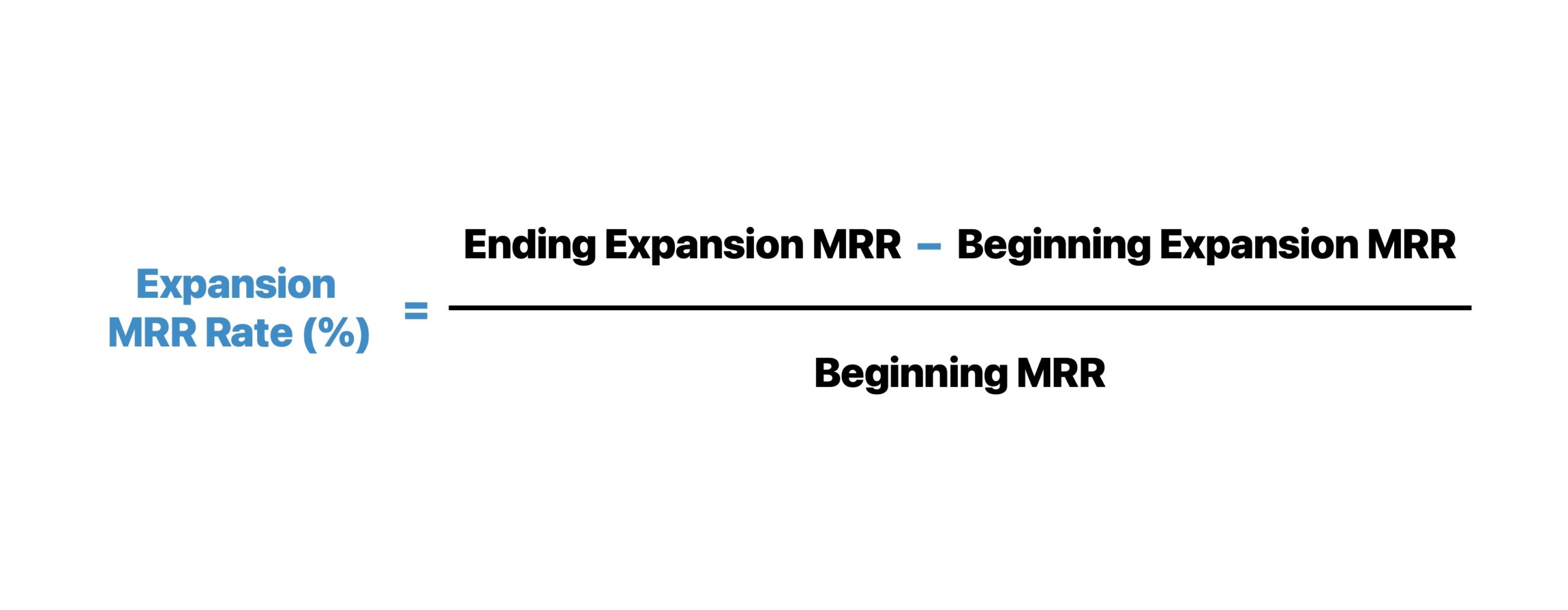 Expansion Revenue (MRR) | Formula + Calculator