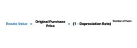 Resale Value | Formula + Calculation Example